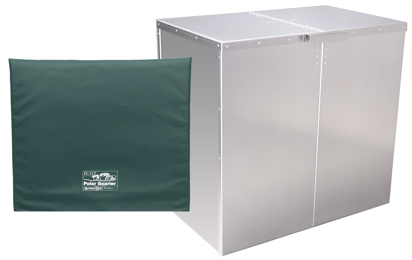 INSULATED ALUMINUM CLAMSHELL - STRONGBOX